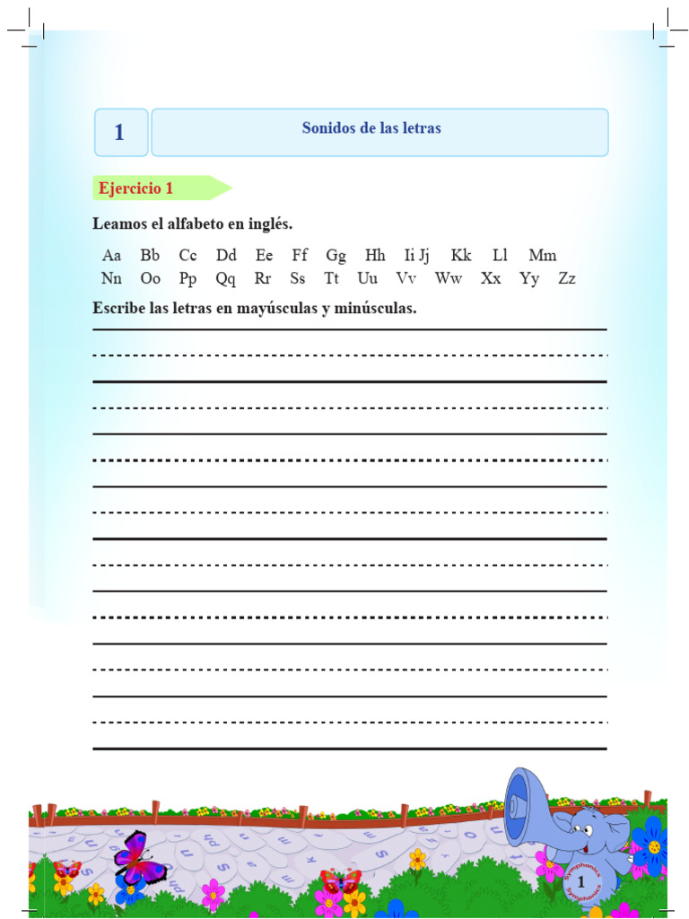 Ejercicios de Sonidos y Letras en Inglés | PDF