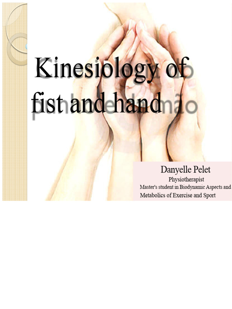 Kinesiology of the Wrist and Hand | PDF | Hand | Thumb