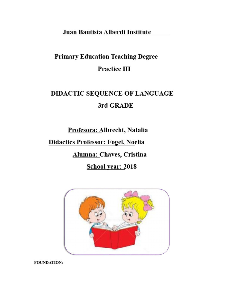 SECUENCE LANGUAGE 3rd Grade, Verbs and Temporal Connectors | PDF | Word ...