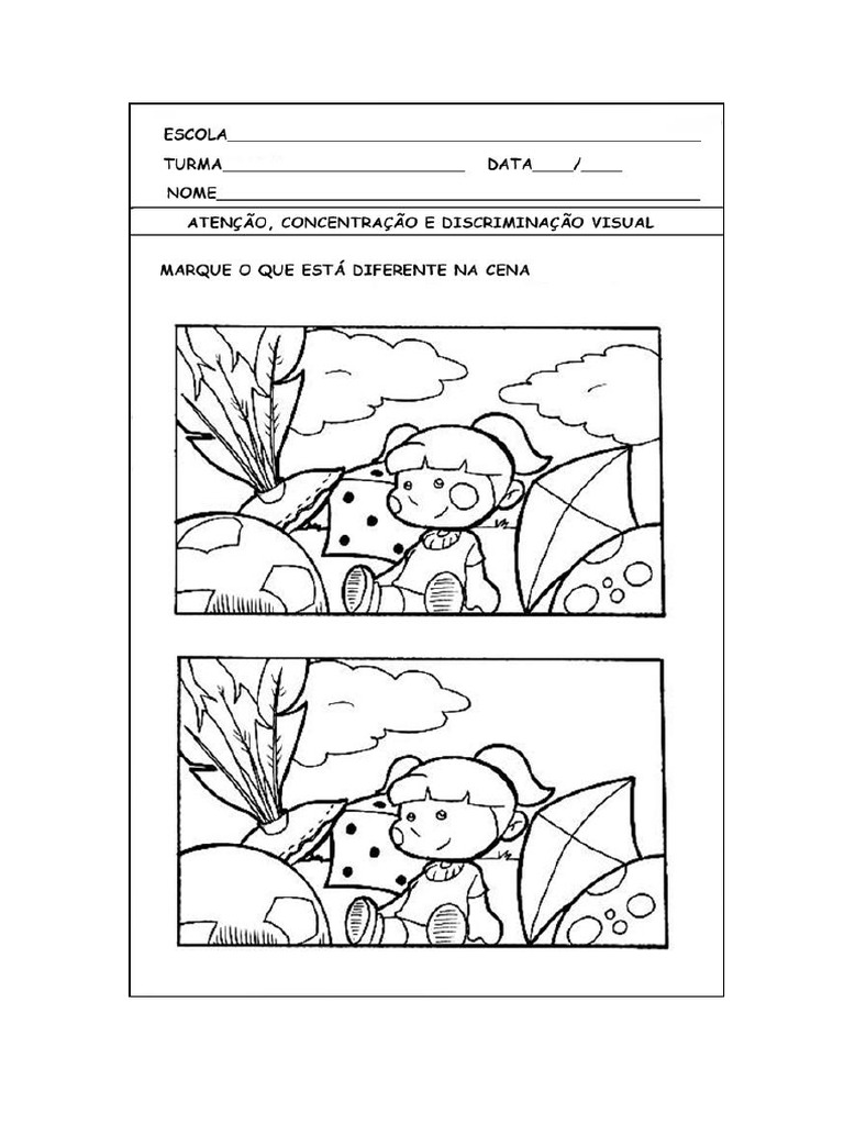 Activities For Attention, Concentration, and Visual Discrimination ...