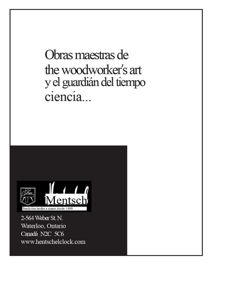 Guía de Configuración Reloj Hentschel | PDF | Reloj | Péndulo