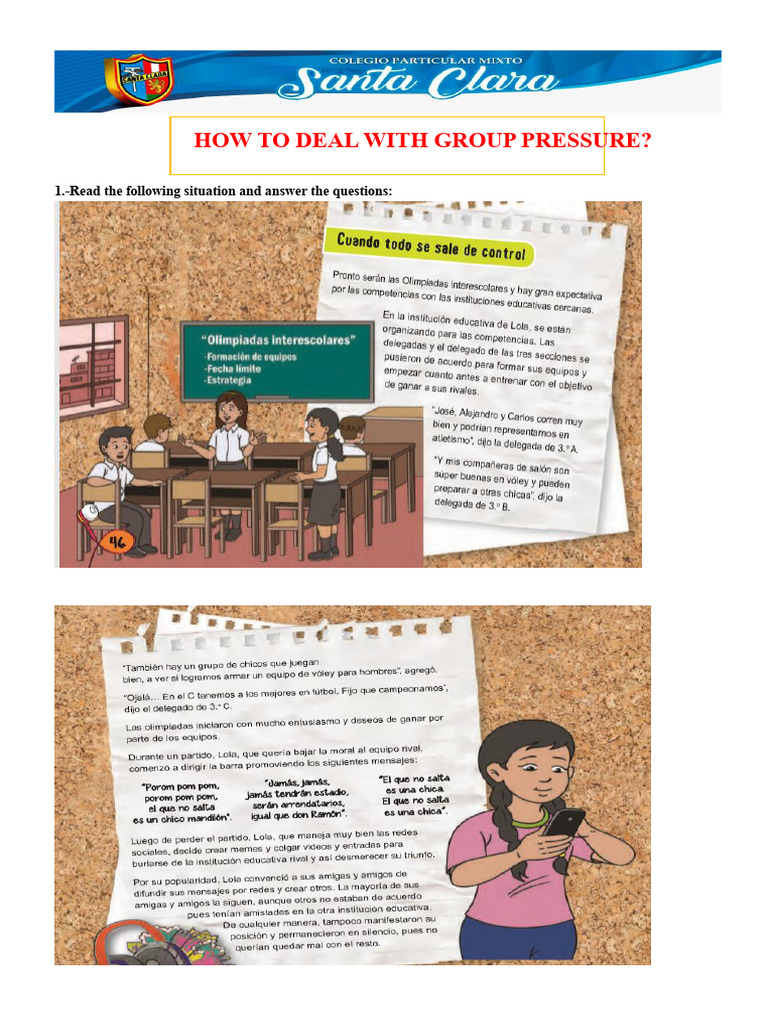 How To Deal With Peer Pressure | PDF | Psychology | Popular Psychology