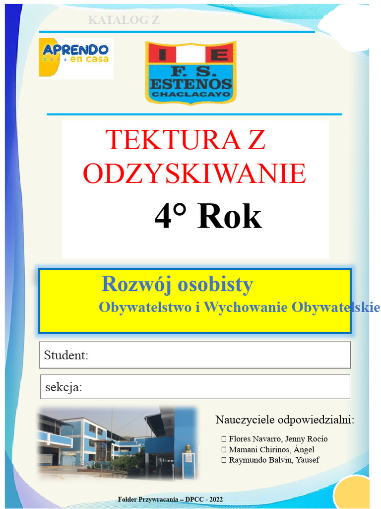 Foldera Przywracania 4° DPCC | PDF