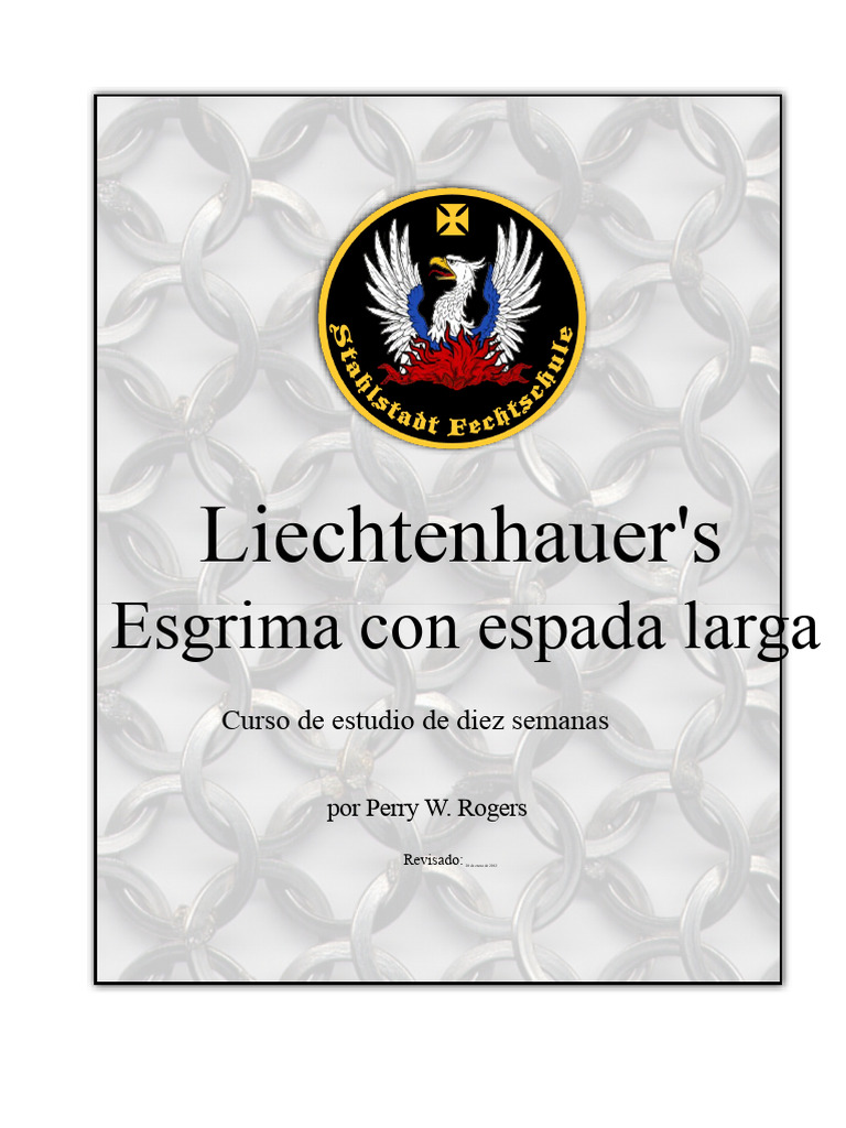 Currículum de Espada Larga | PDF | Espada | Esgrima