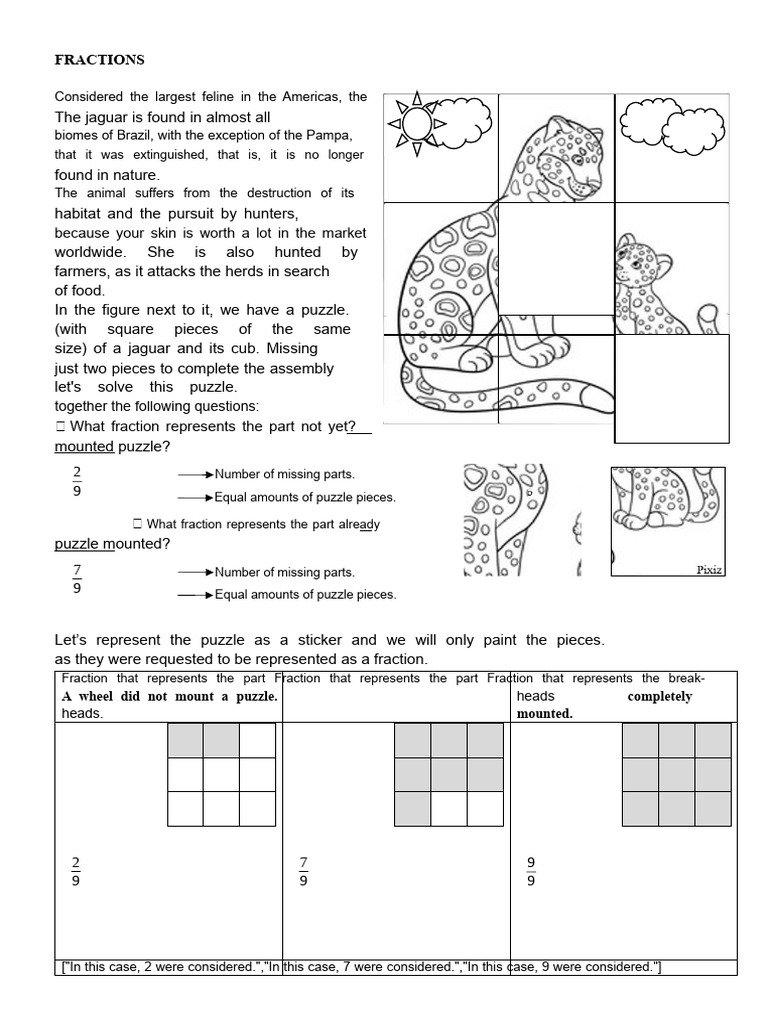 Mathematics 6th grade - Fractions | PDF | Division (Mathematics ...
