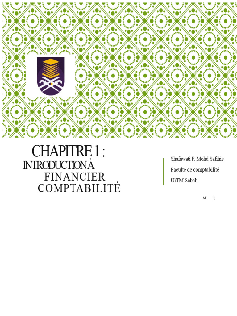 Introduction à la comptabilité et ses enjeux | PDF | Comptabilité ...