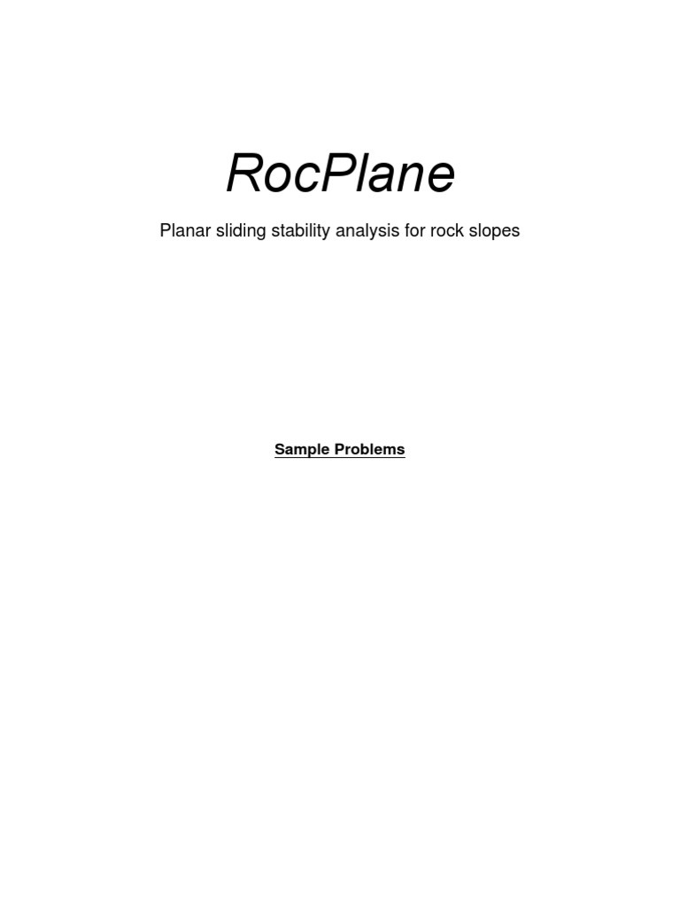 RocPlane Problem Sets | PDF | Normal Distribution | Sine