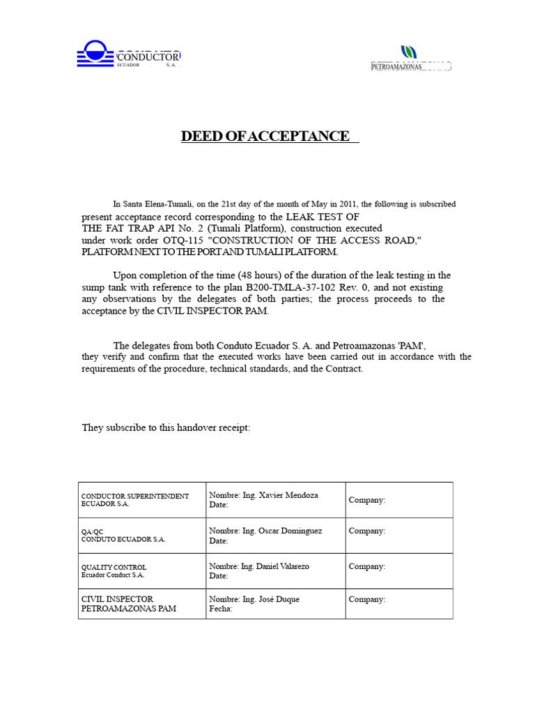 Water Tightness Test Report | PDF