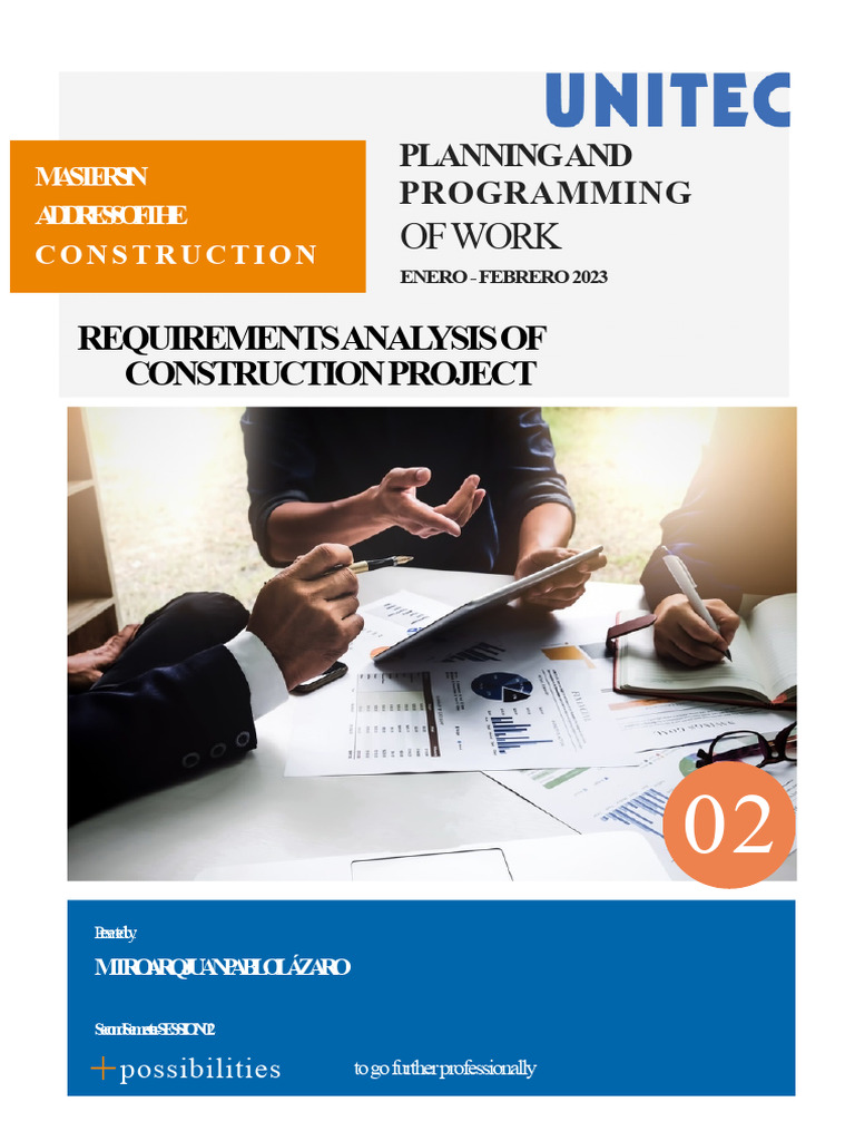 Construction Project Requirements Analysis | PDF | Project Management ...