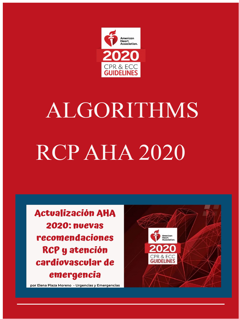 AHA Algorithms 2020 | PDF