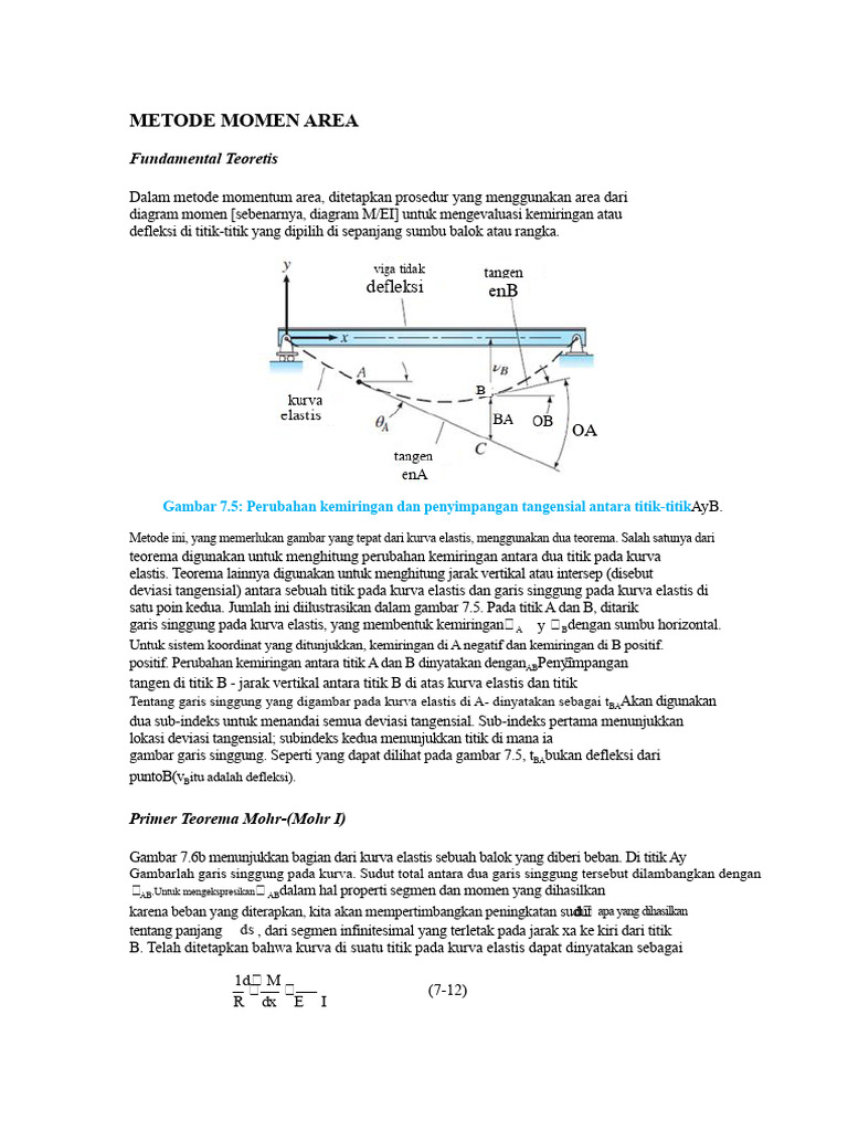 03 - Metode Momen Area | PDF