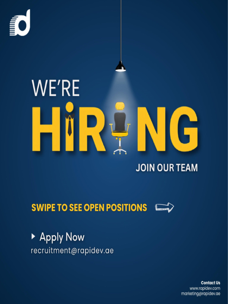 Rapidev - Open Positions - November | PDF