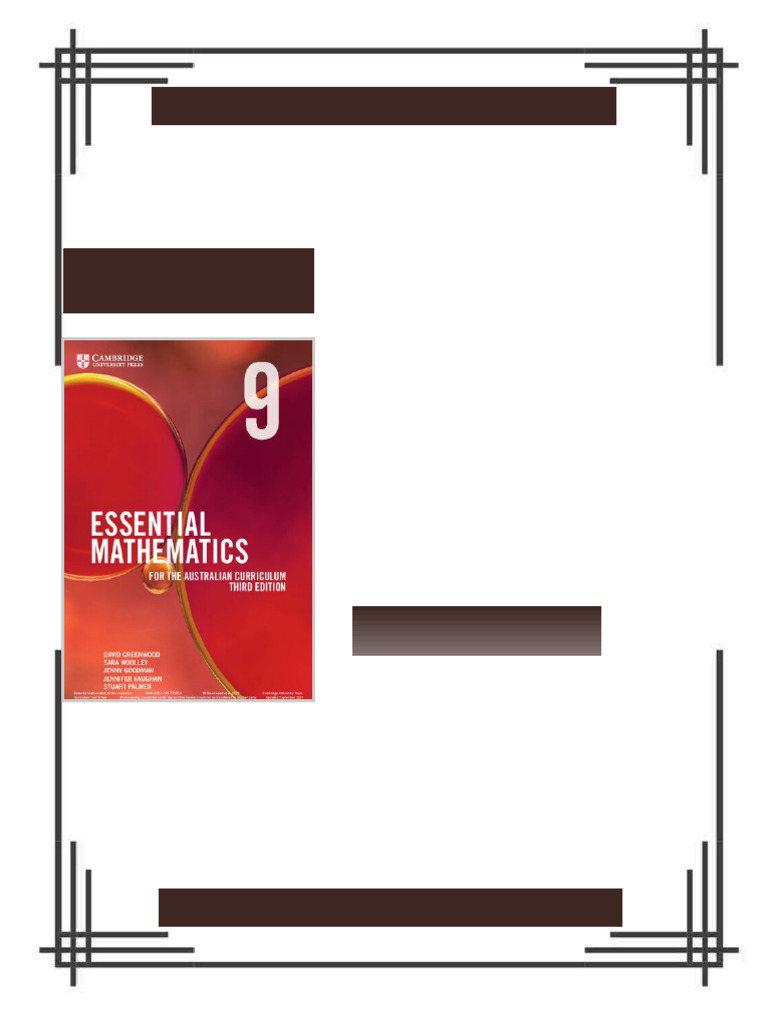 Essential Mathematics for the Australian Curriculum Year 9 3rd Edition ...