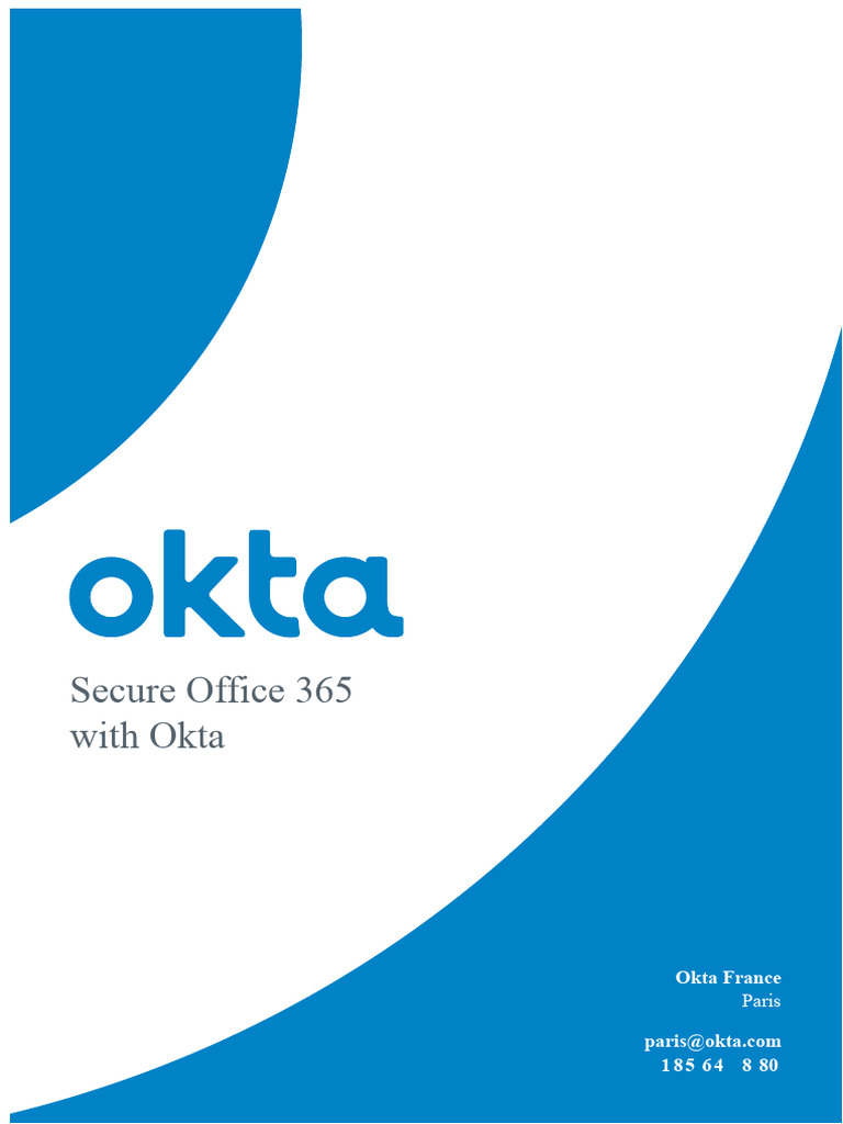 Secure Office 365 with Okta Solutions | PDF | Microsoft Outlook ...