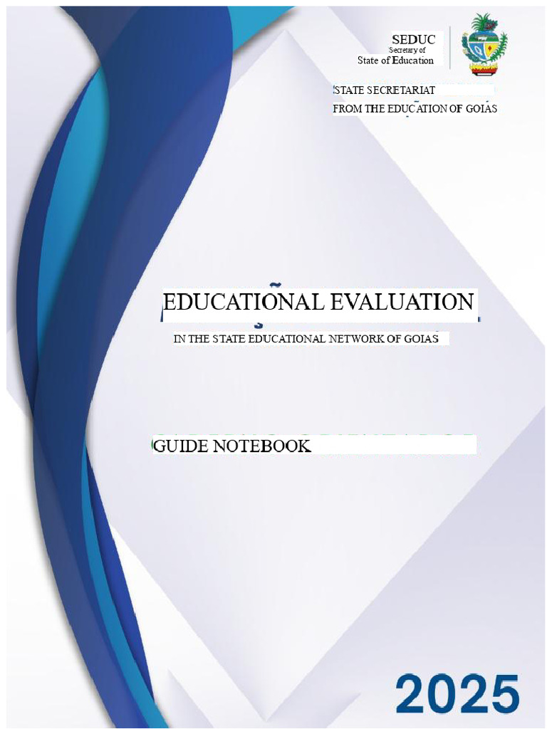 Annex 1. Guidance Notebook - Educational Evaluation 2025 | PDF ...