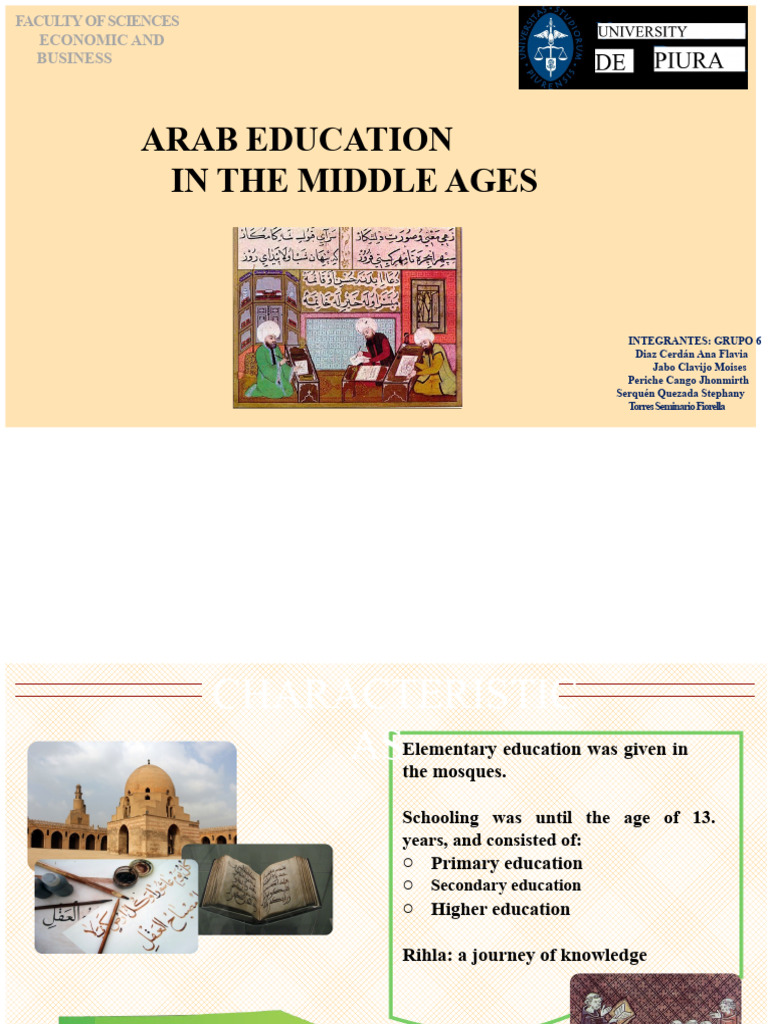 Arab Education in The Middle Ages | PDF | Quran | Islam