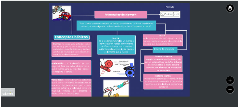 Graphic Organizer First Law of Newton | PDF
