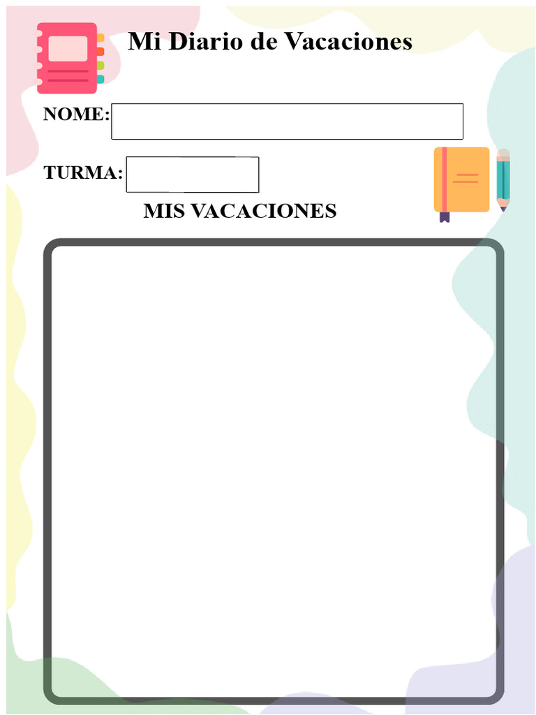 Mi Diario de Vacaciones | PDF