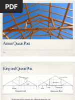 Queen Post Truss: Design and Benefits | PDF | Truss | Building Engineering