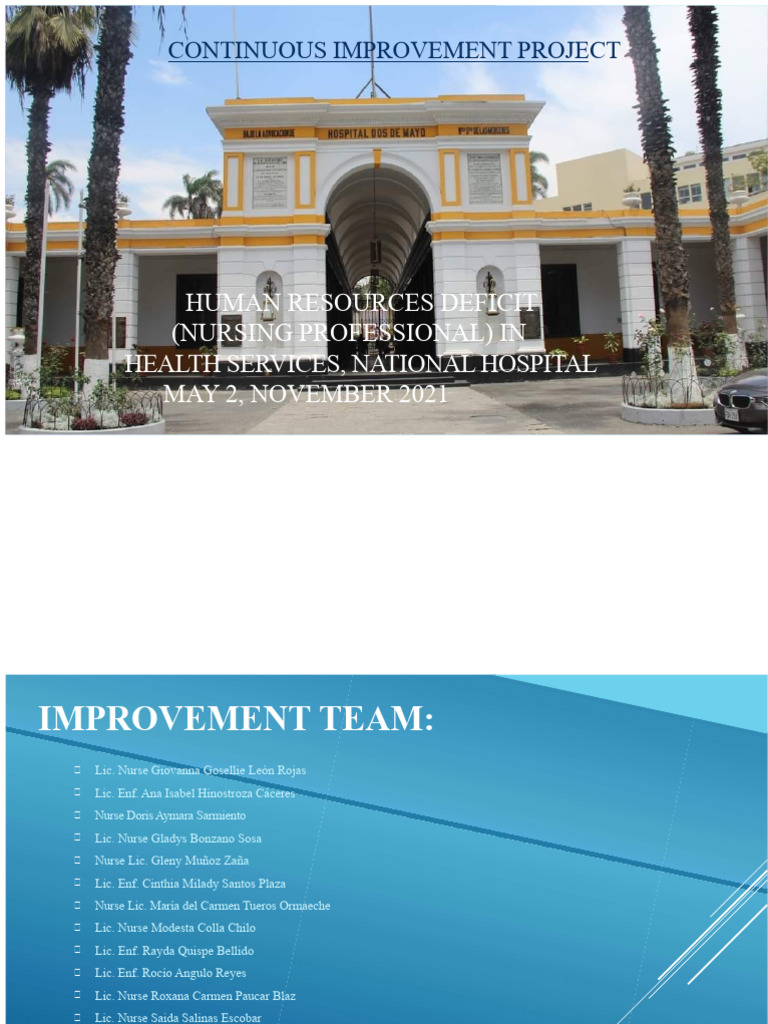 Continuous Improvement Project | PDF | Workload | Nursing