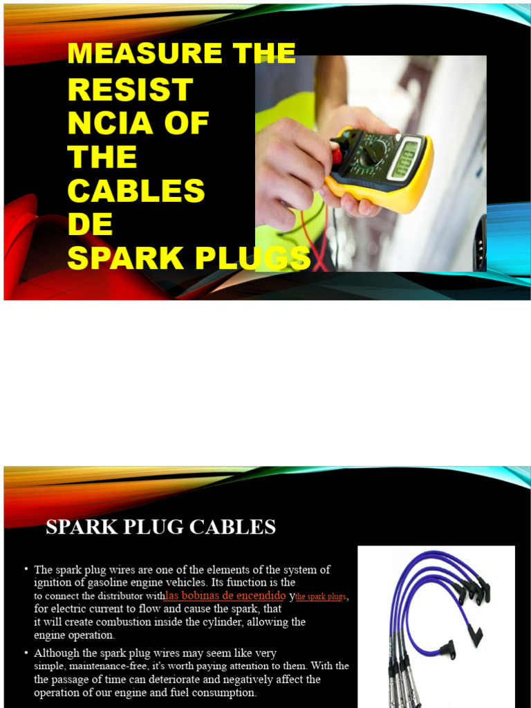 Measure The Resistance of The Spark Plug Wires | PDF