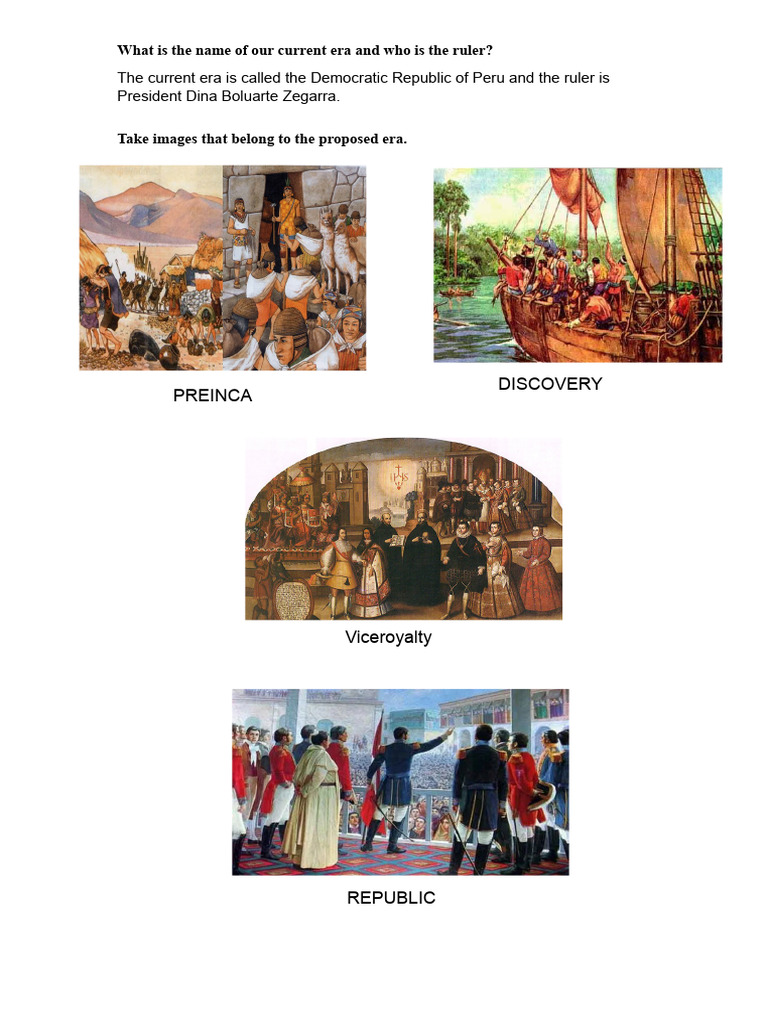 What is our current era called and who is the ruler? | PDF | Peru ...