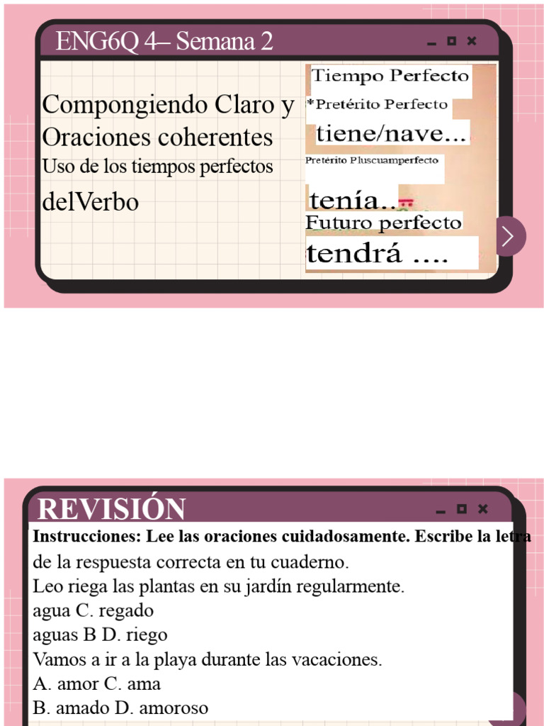 Tiempos Perfectos del Verbo en Inglés | PDF | Verbo | Lingüística