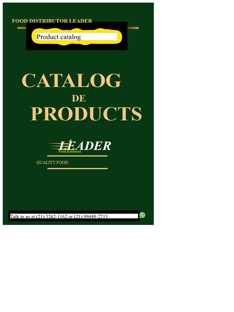 LÍDER DISTRIBUTOR Catalog | PDF | Beef | Steak