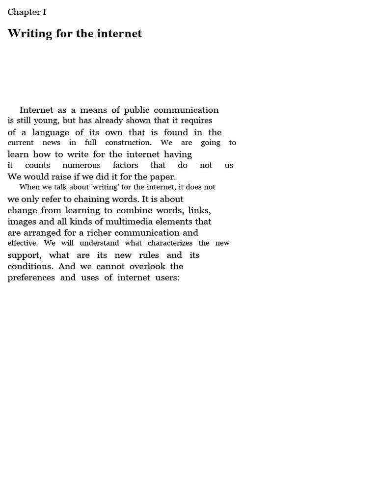 Cobo, Silvia (2012), "Writing for the Internet", Internet for ...