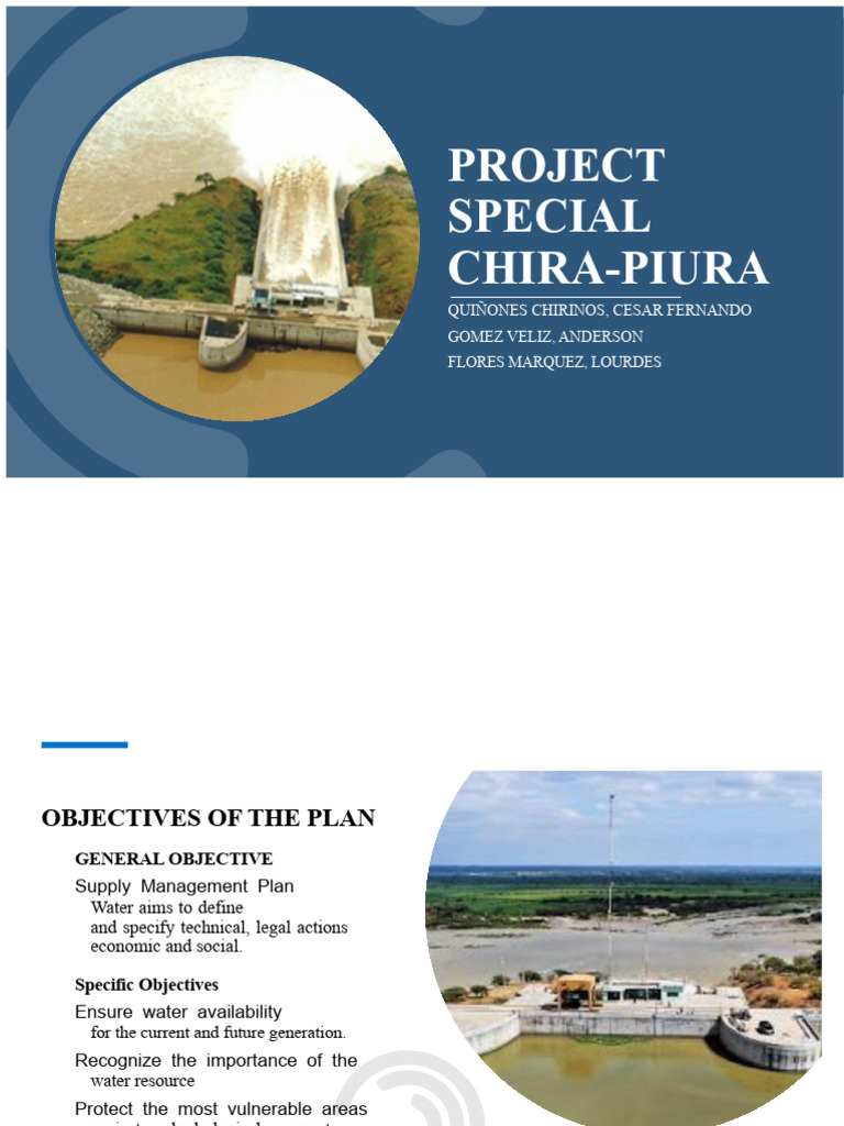 Chira-Piura Water Management Plan | PDF | Drainage Basin | River