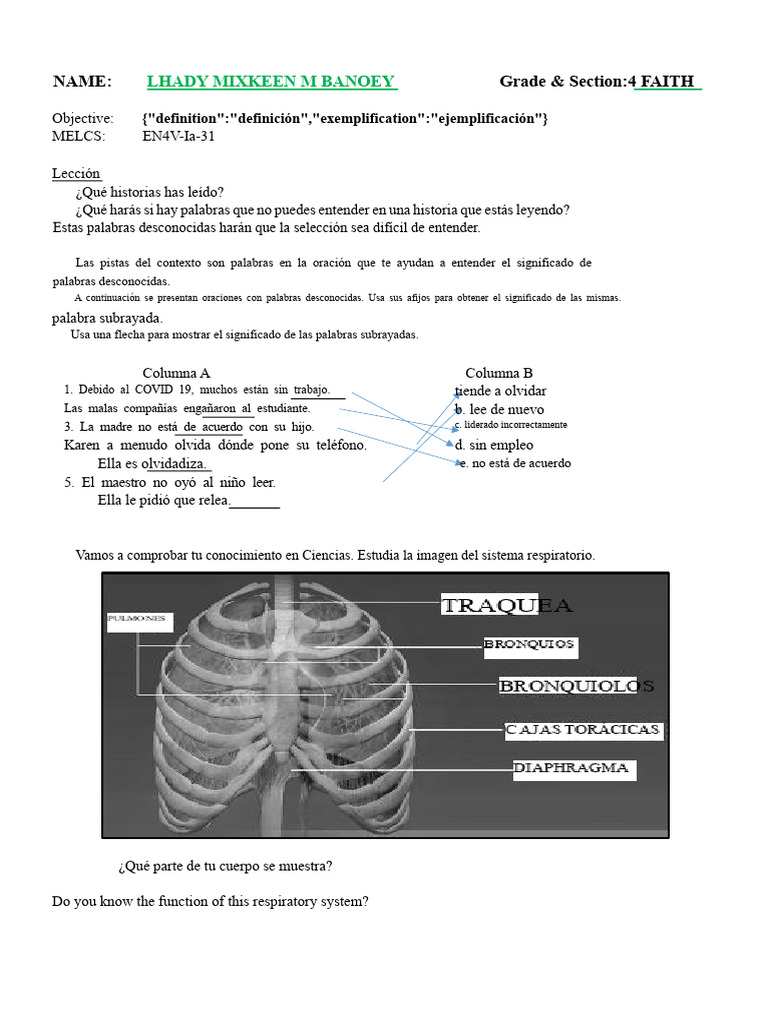 ENG4 - Q2 - Mod1 Buscando El Significado de Palabras Desconocidas ...