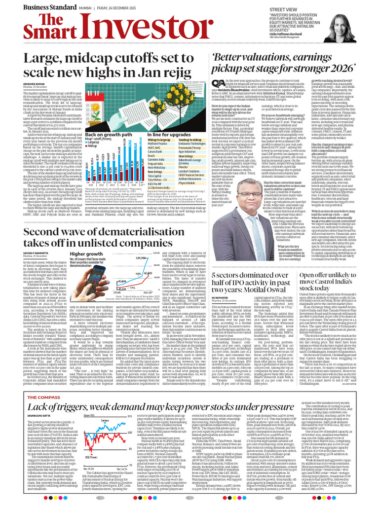 BS Smart Investor 26 12 | PDF | Economies | Investing