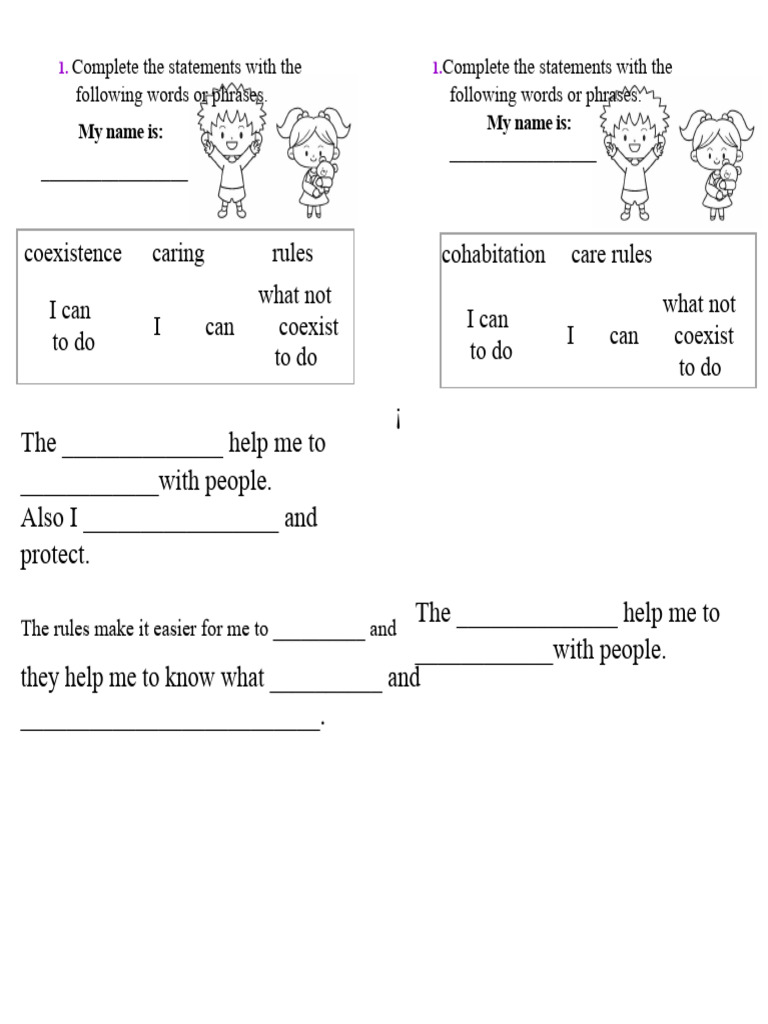 Complete the statements with the following words or phrases.docx | PDF