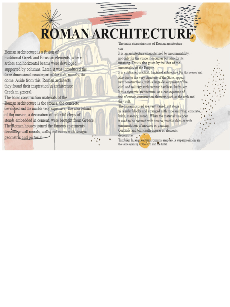 ROMAN ARCHITECTURE GABRIELA CORTEZ | PDF | Vault (Architecture ...