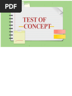 Proof of Concept Report Template | PDF | Risk | Feasibility Study