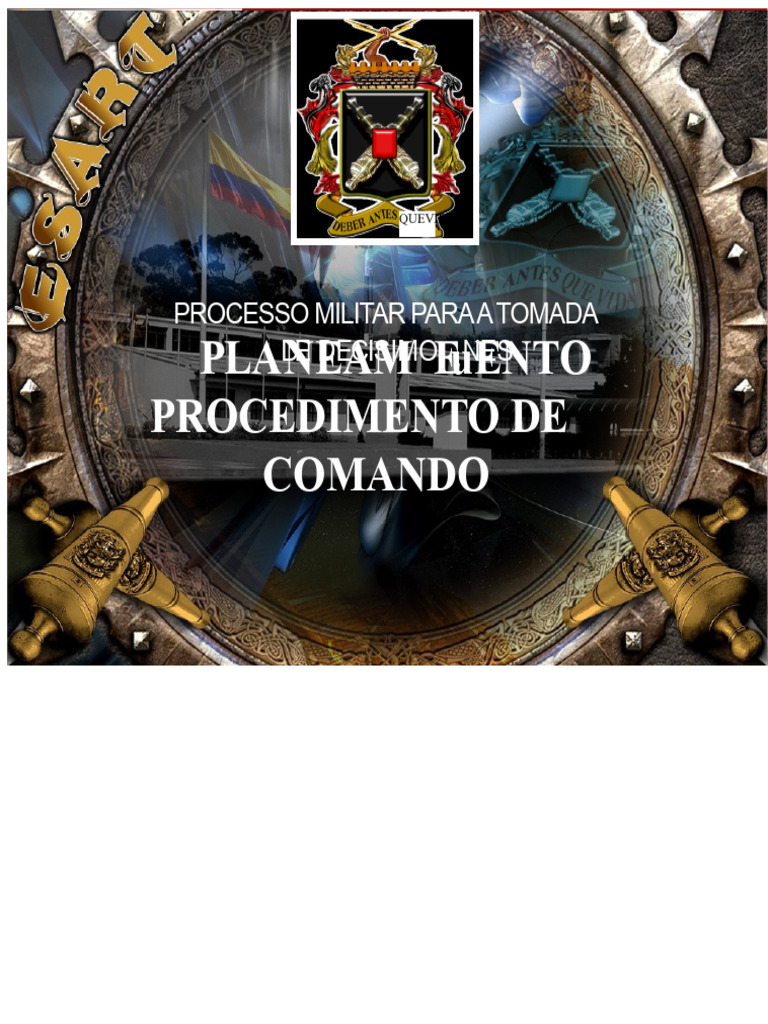 Processo Militar: Comando e Planejamento | PDF | Ciência militar | Pelotão
