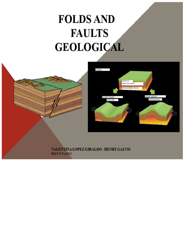 Geological Folds and Faults Explained | PDF | Fault (Geology) | Geology