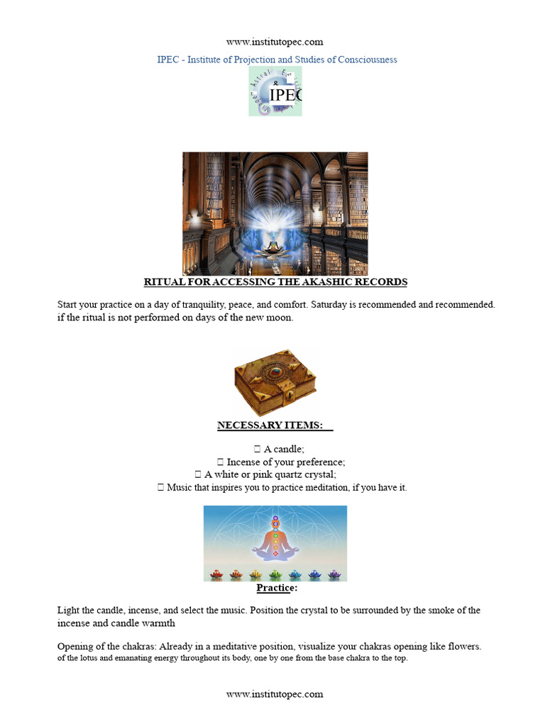Accessing The Akashic Records | PDF | Spirituality