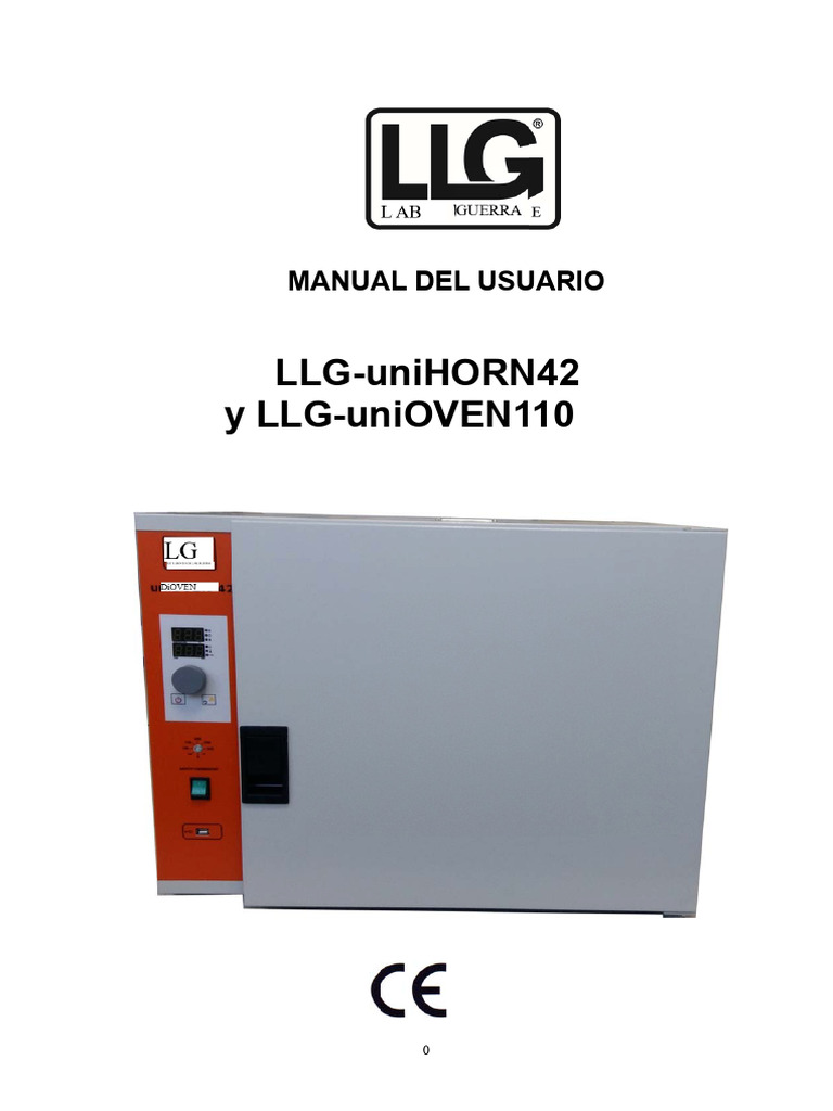 LLG-uniOVEN 42 + 110_Manual de operaciones | PDF | Termostato ...
