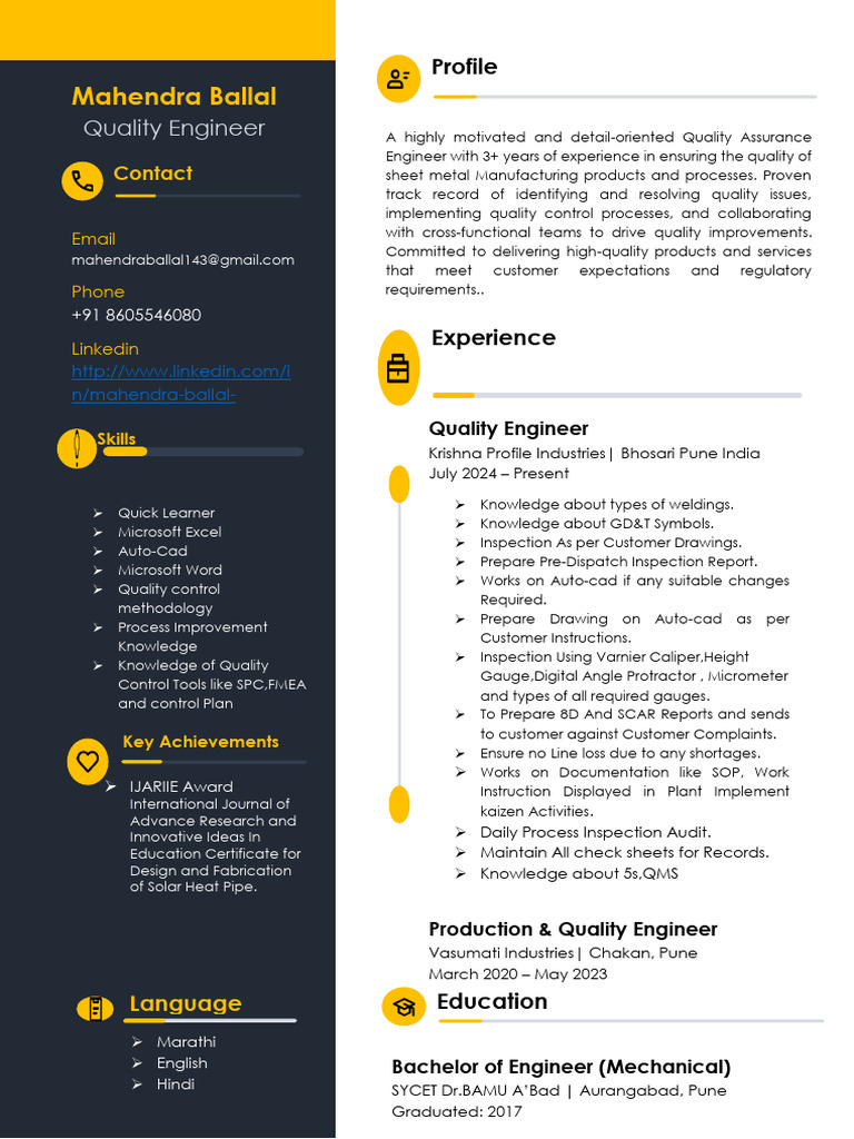 Resume Mahi | PDF