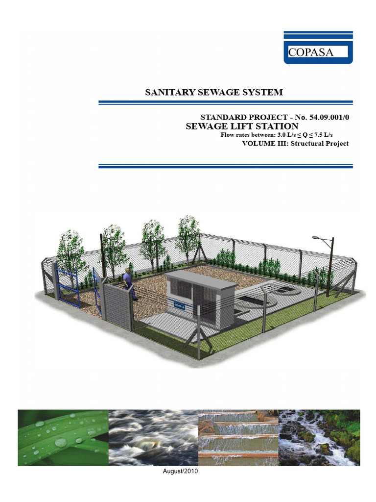 Volume III - Sewage Lift Structure | PDF | Pumping Station | Water Supply