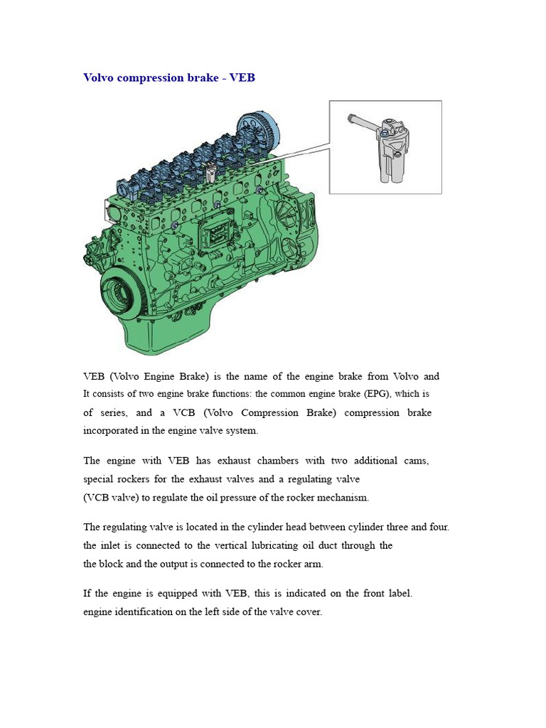 Volvo VEB Compression Brake | PDF