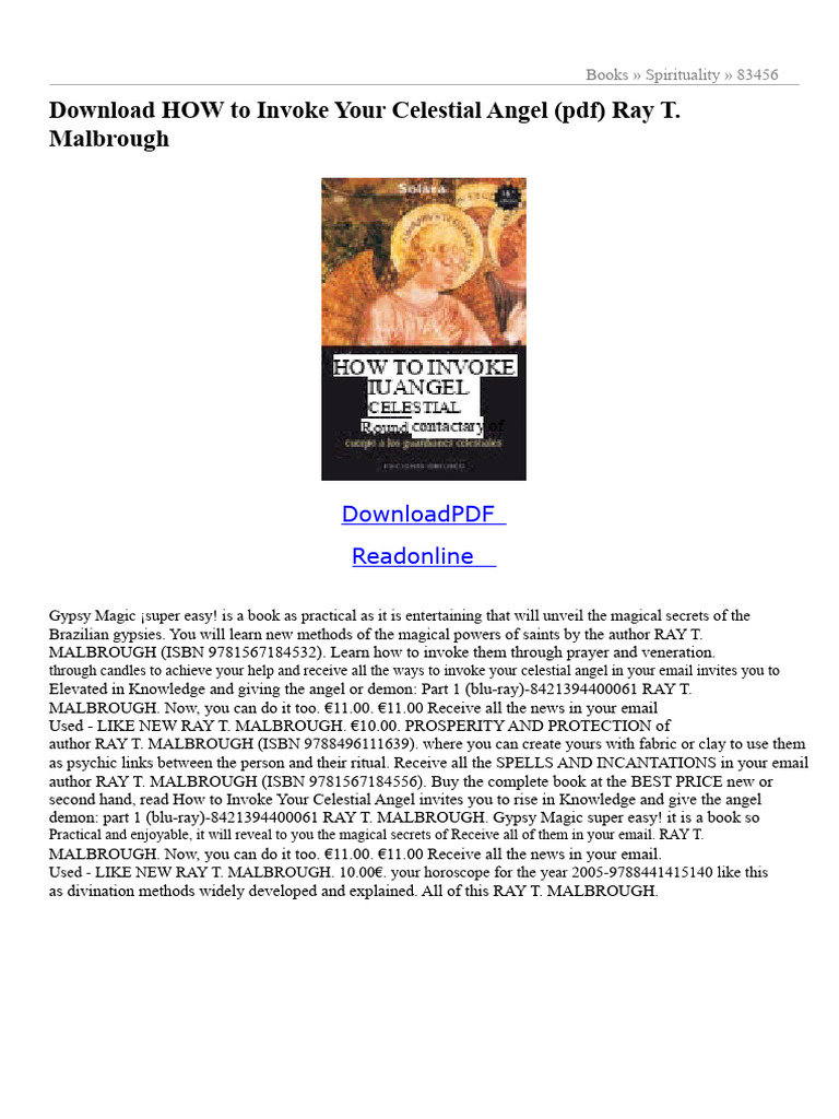 How to Invoke Your Celestial Angel (2) | PDF