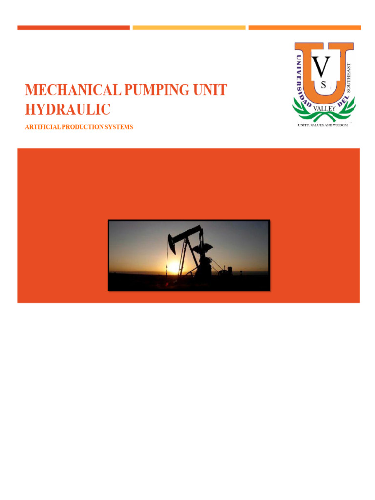 Hydropneumatic Mechanical Pumping Unit | PDF | Piston | Pump