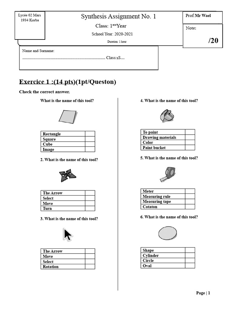 First year summary assignment | PDF