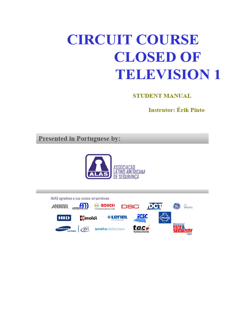Complete CCTV Manual 1 | PDF | Charge Coupled Device | Vacuum Tube