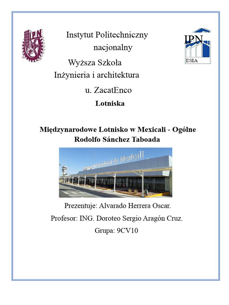 Projekt Mexicali Alvarado Herrera 9CV9 | PDF