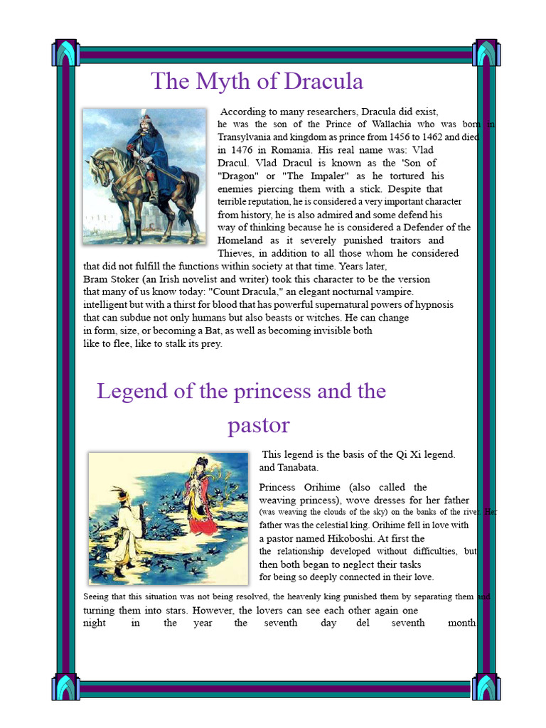 The Myth of Dracula | PDF | Vlad The Impaler | Count Dracula