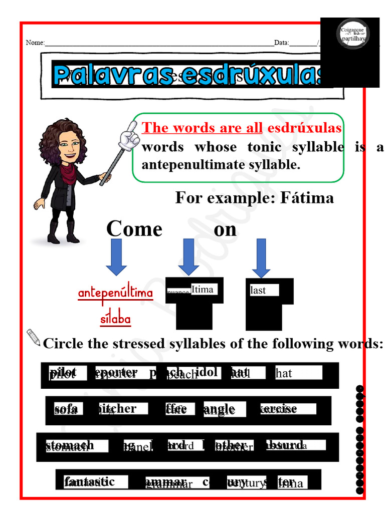 Understanding Esdrúxulas and Acute Words | PDF | Stress (Linguistics ...
