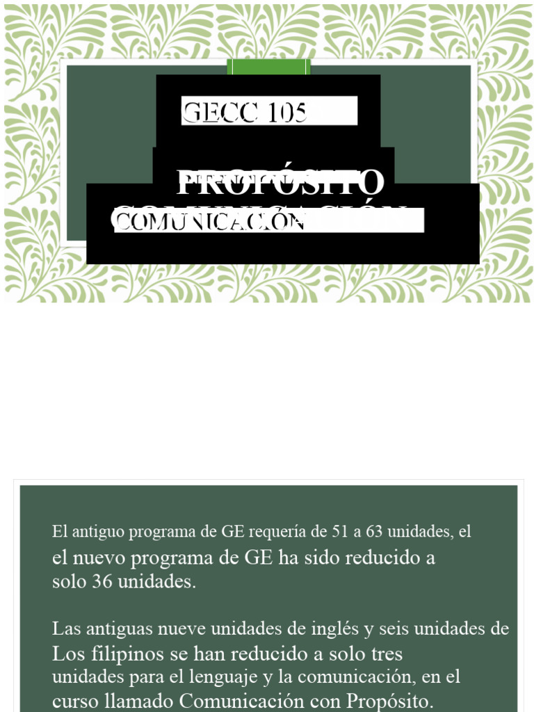 Unidad 1 - Lección 1 La Naturaleza Del Lenguaje | PDF | Comunicación ...